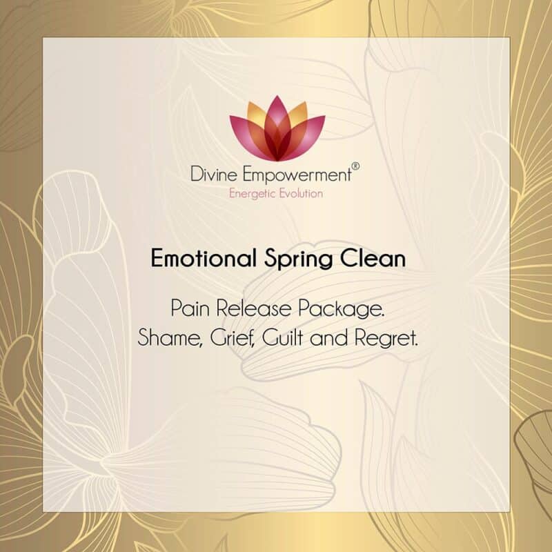 Emotional Spring Clean, Pain Release Package - Shame, Grief, Guilt ...